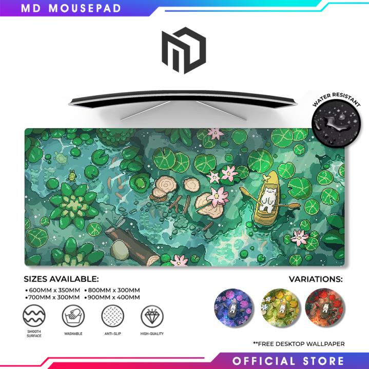 MD Mousepad | Snooze Pond | Extended Mousepad | Large Gaming Mousepad ...