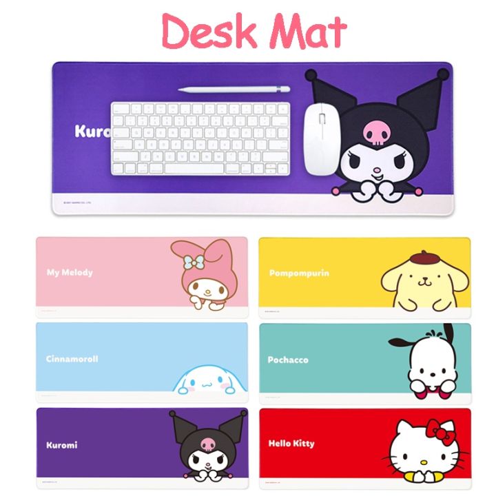 Sanrio Characters Wide Desk Mat Non slip Mouse pad Cute Korean ...