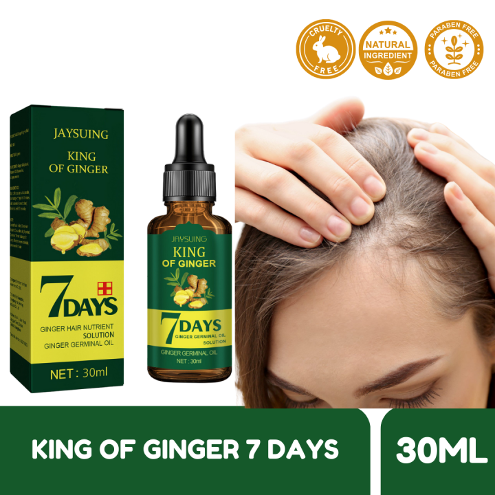 Authentic King Of Ginger 7days Ginger Hair Nutrient Solution Ginger