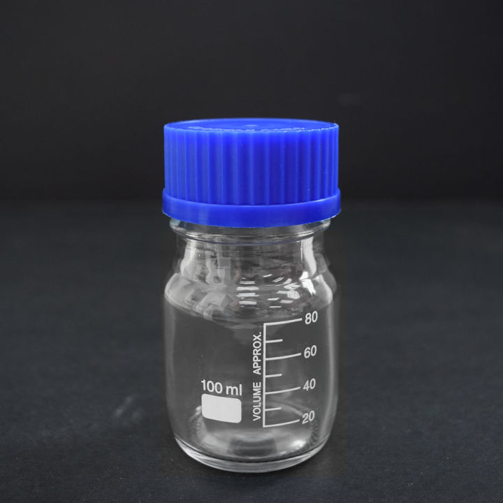[Ready Stock] NICE® Glass Laboratory Bottle (25 ml - 1000ml) Clear Lab ...