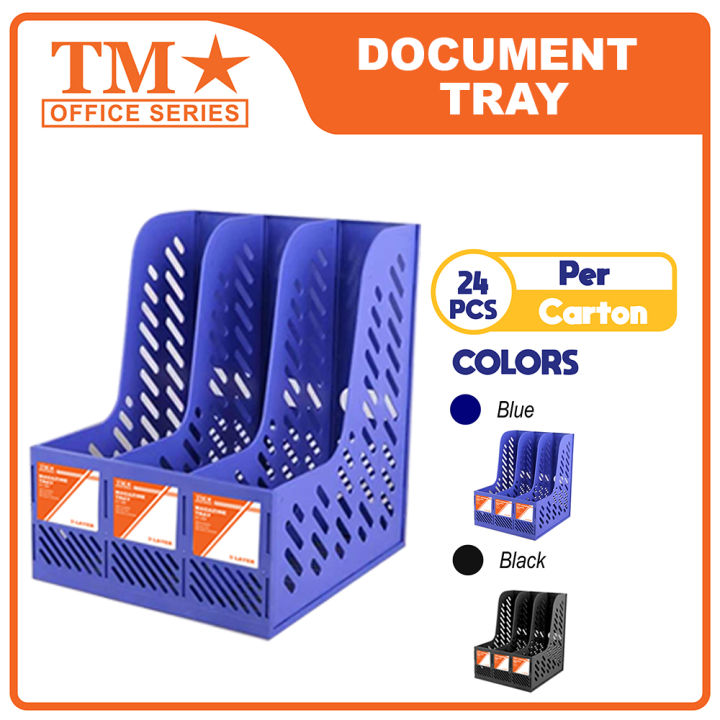 TM Magazine Tray Plastic 3 Layers x 24 pcs | Lazada PH