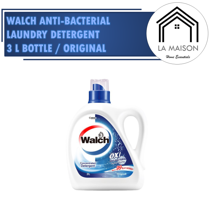 Walch Anti-bacterial Concentrated Laundry Detergent 3L - Original ...