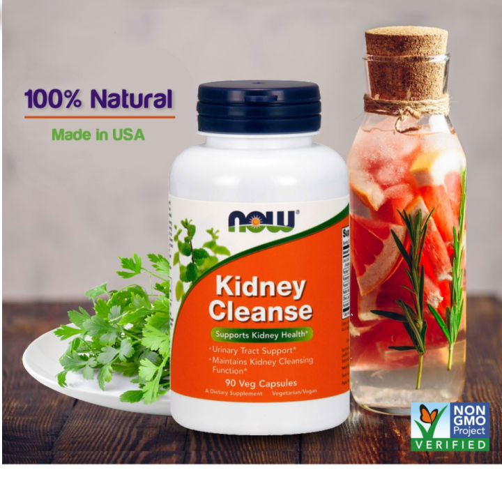 NOW FOODS, Kidney Cleanse 90 Veg Capsules, Kidney Health, Kidney ...