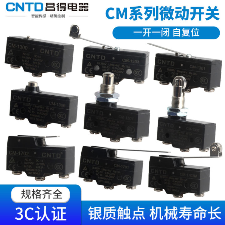 CNTD Changde micro limit switch TM/ CM-1704 1705 1701 1306 1307 1308 ...