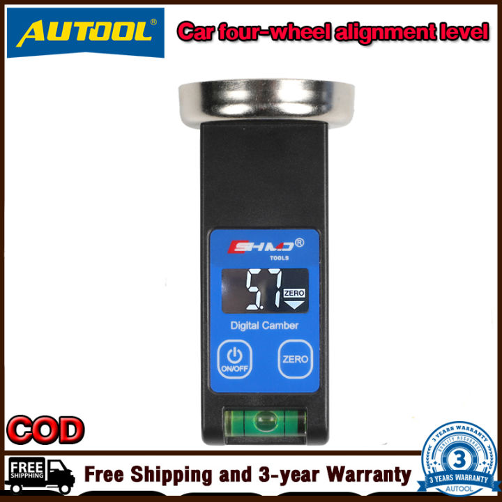 AUTOOL Car Four-Wheel Alignment Level Meter Digital Electronic Display ...