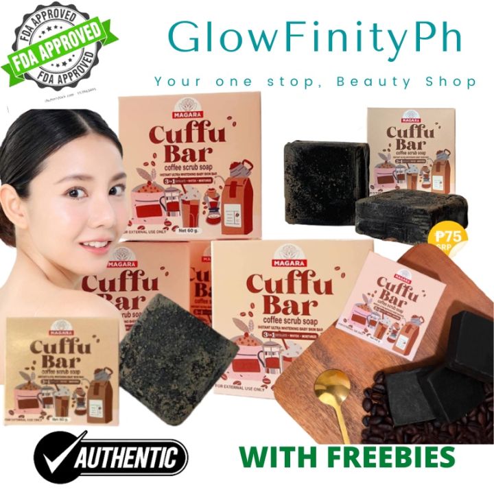 Cuffu Bar Soap 3 in 1 Cuffu Bar Coffee Scrub Soap by Magara Skin ...