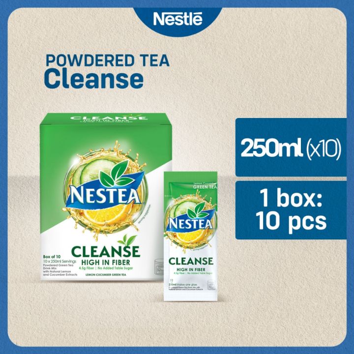 NESTEA Cleanse Lemon Cucumber Powdered Green Tea with Fiber 250ml ...