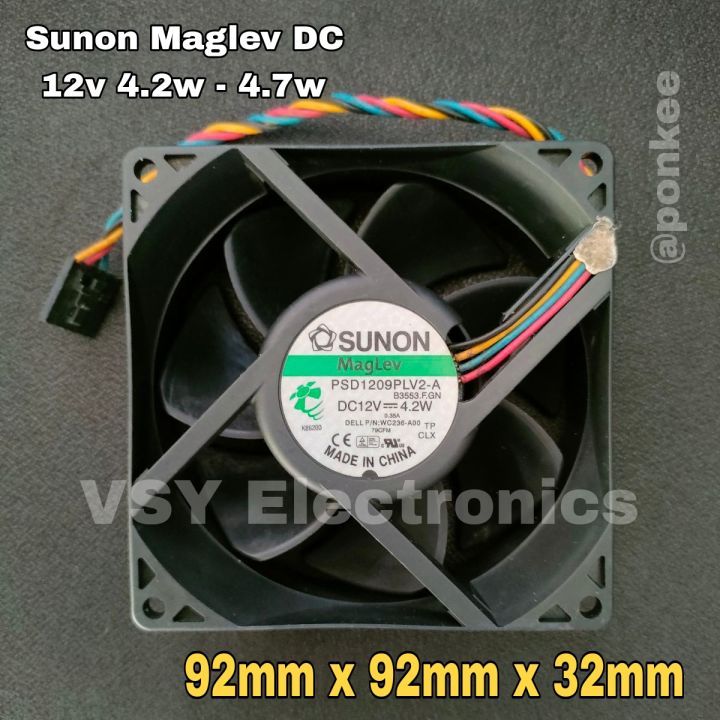 Original Sunon Maglev DC Fan Blower 12v 4.2w - 4.7w High Air Volume ...