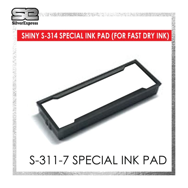 Ink Pad for fast dry ink used | S-300-7 / S-311-7 | S-882-7 | S-883-7 ...