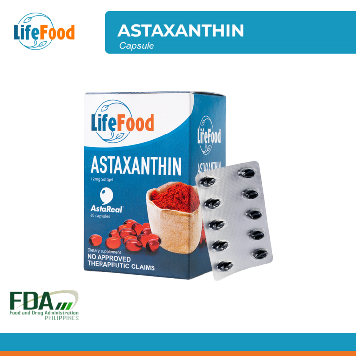 LifeFood Astaxanthin 60 capsules (Anti Aging and UV Protection) | Lazada PH