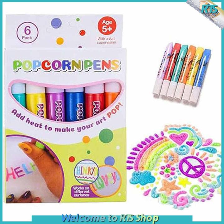 Magic Puffy 3D Art Pens -Ink Puffs Up Like Popcorn Pens | Lazada PH