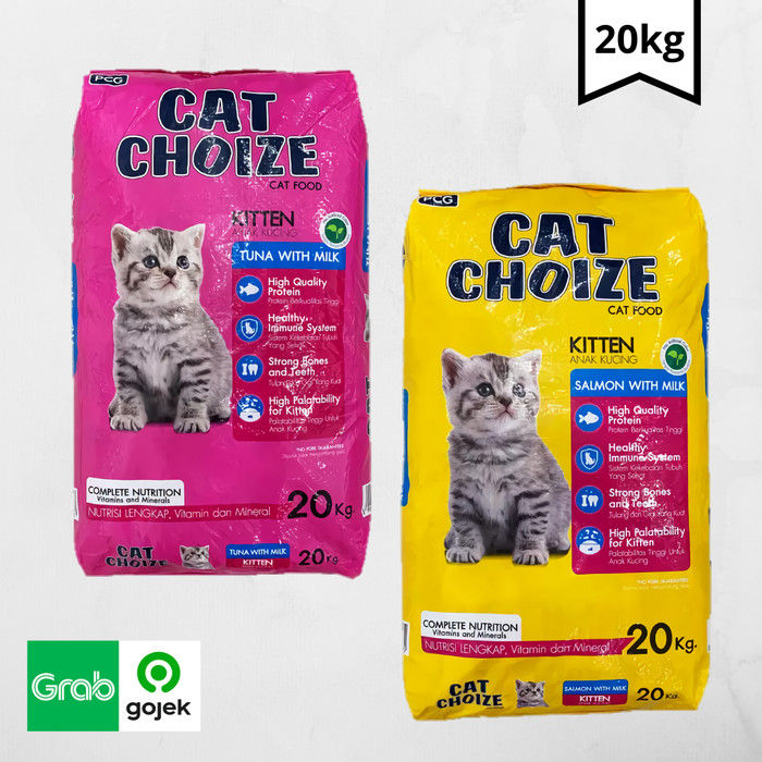Makanan Anak Kucing Cat Choize Kitten 20kg 20 kg salmon kuning CAT FOOD ...