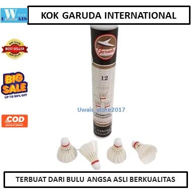 Kok Garuda International Shuttlecock Cock Bola Bulu Tangkis Badminton ...