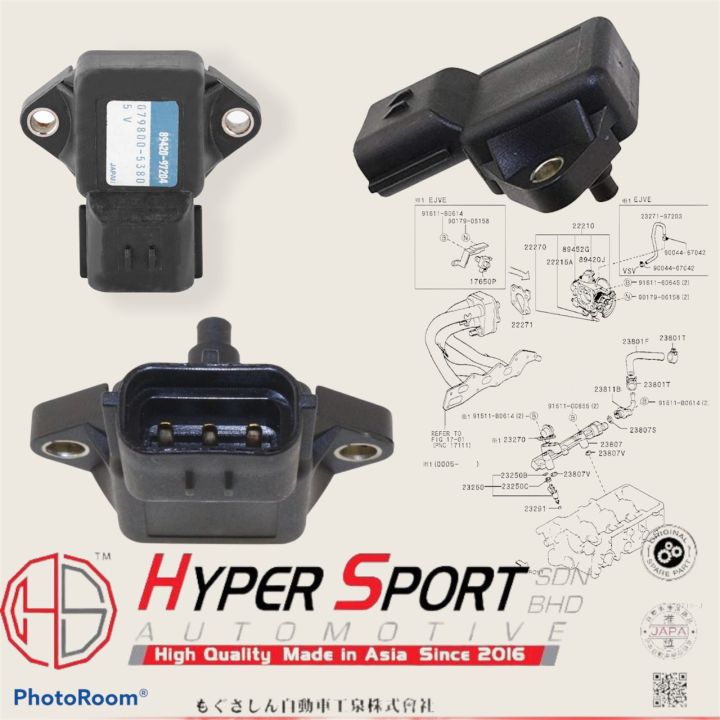 PERODUA KELISA KENARI (MT) MAP SENSOR (3PIN)（89420-97204） | Lazada