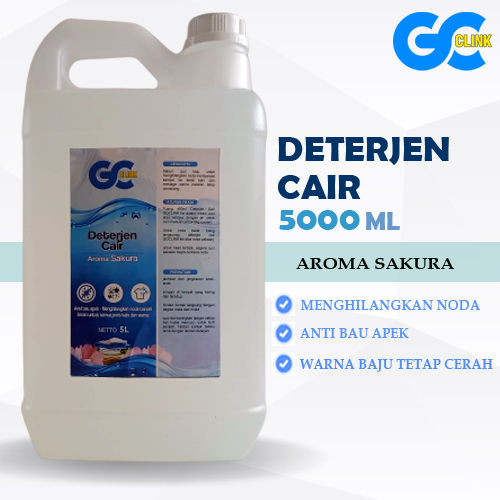 Detergen Cair 5 Liter Deterjen Laundry Detergent Liquid | Lazada Indonesia