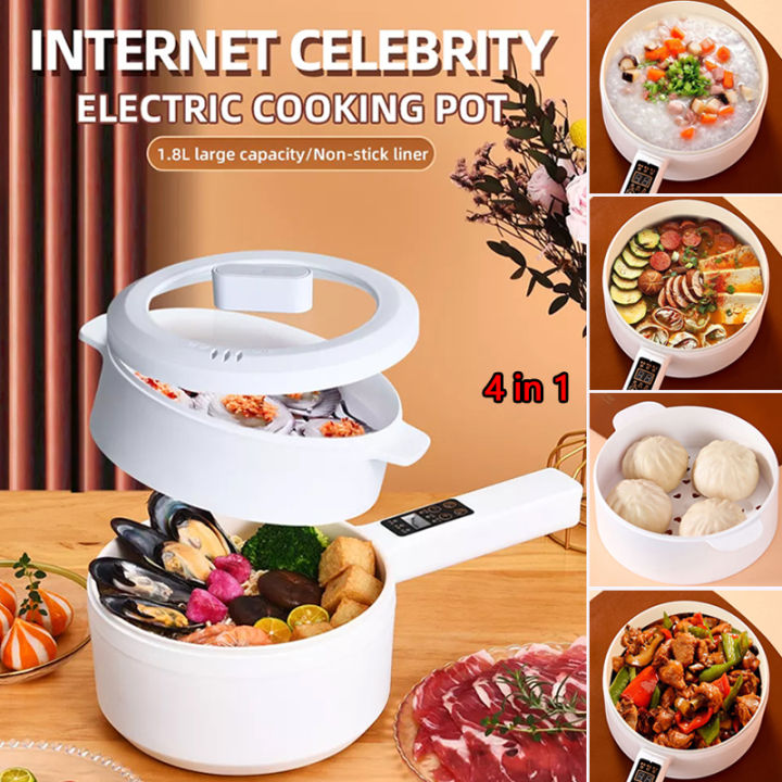 2L Electric Multi cookers Hotpot Electric Ramen Cooker Rice Cooker ...