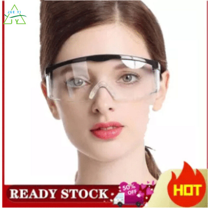 YONUO แว่นตาตัดหญ้า แว่นตานิรภัย แว่นตากันลม แว่นตากันสะเก็ด เลนส์ใส(คละสี)แว่นตาป้องกันไวรัส ...