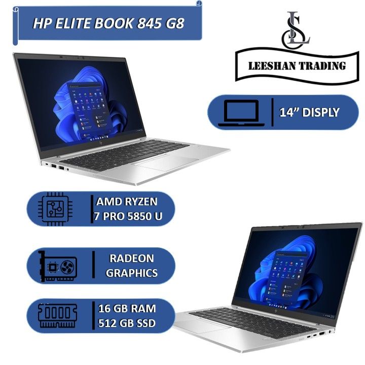 HP EliteBook 845 G8 Laptop | 14" Display | AMD R7 Pro 5650U | 16GB RAM ...