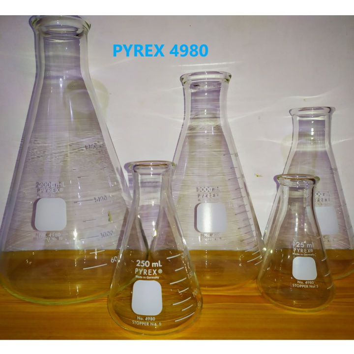 4L/6L Original PYREX Glass Erlenmeyer Flasks, Large Sizes | Lazada PH
