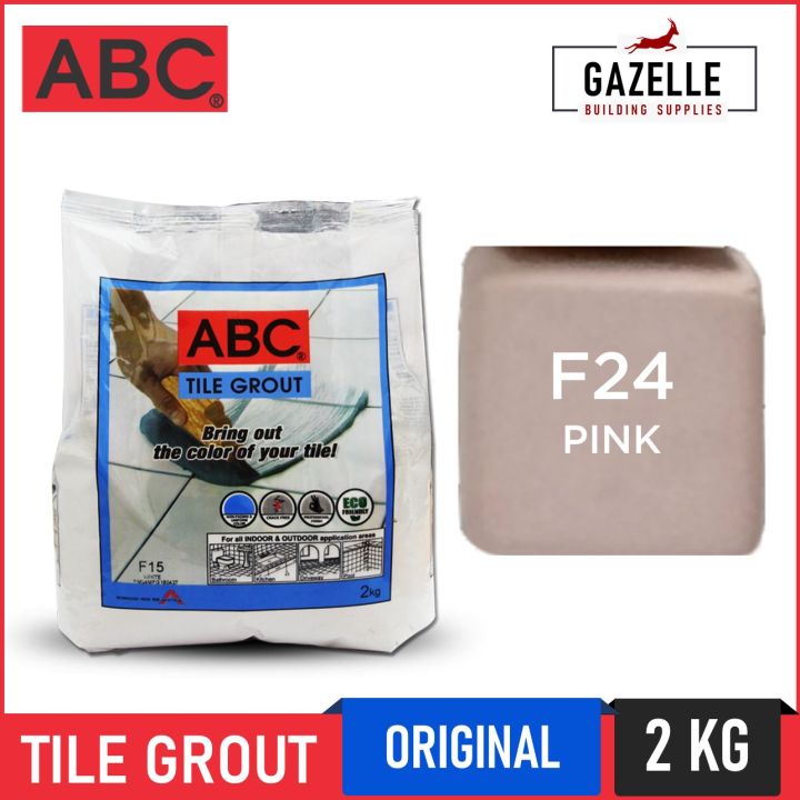 ABC Tile Grout Original Bonding Solution 2kg - Pink F24 | Lazada PH