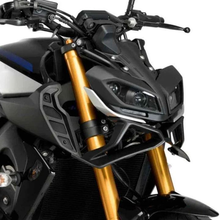 Matte Black Motorcycle Front Fender Mudguard Beak Spoiler Downforce ...