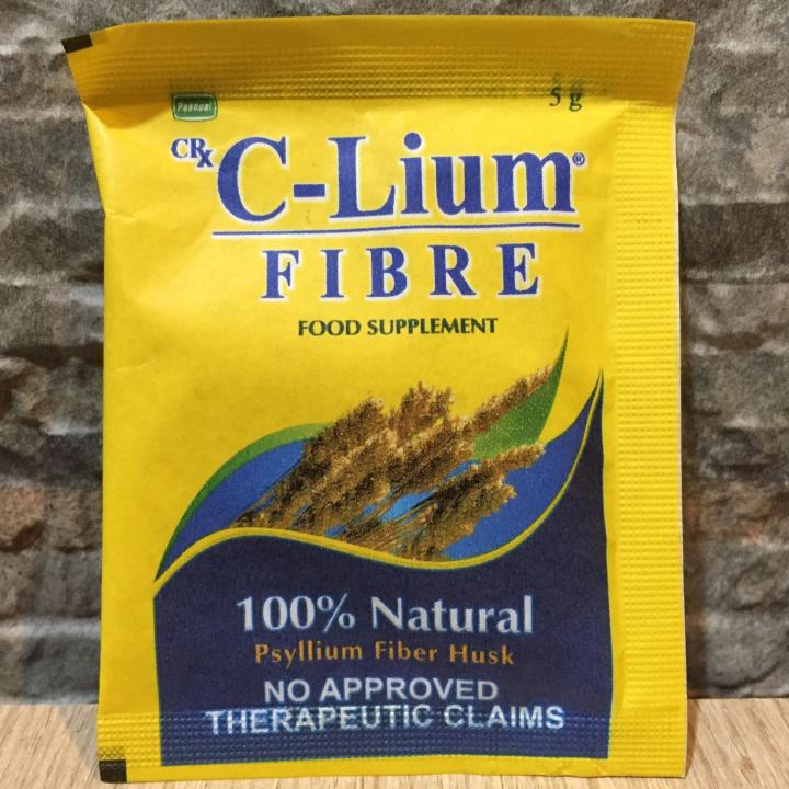 C-Lium Fibre Psyllium Husk 5g Sachet | Keto-Friendly | High Fiber ...