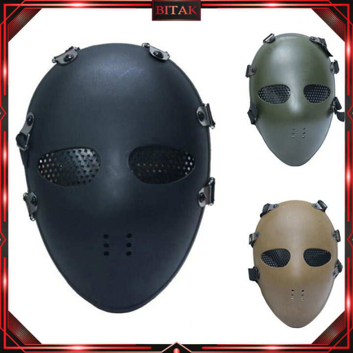Bitak หน้ากากยุทธวิธี หน้ากากกันกระสุน หน้ากากเล่นบีบีกัน828 | Lazada.co.th
