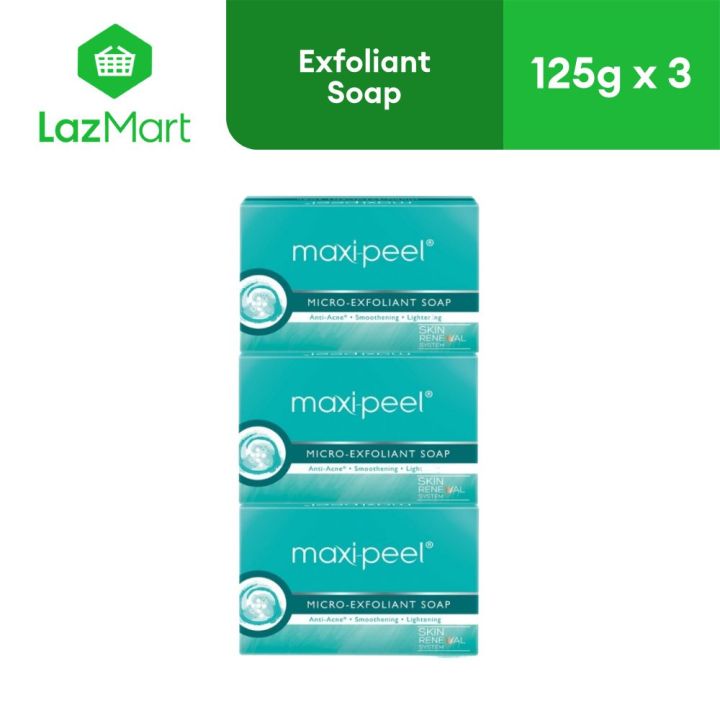 Maxi-Peel Exfoliant Soap Classic 125G Pack of 3 | Lazada PH