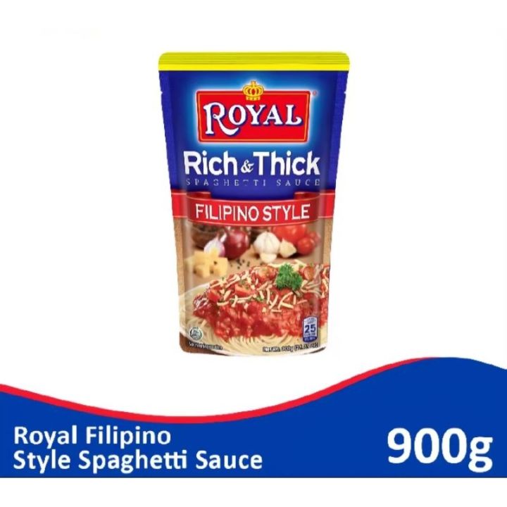 Royal Rich & Thick Spaghetti Sauce Filipino Style 900g | Lazada PH