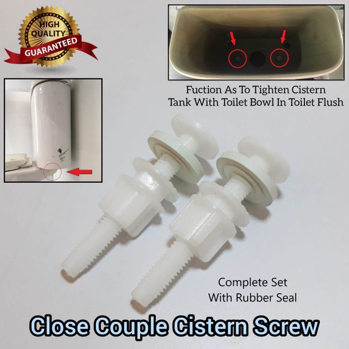 Toilet Bathroom Cistern Tank Close Couple Screw For Toilet Flush In ...