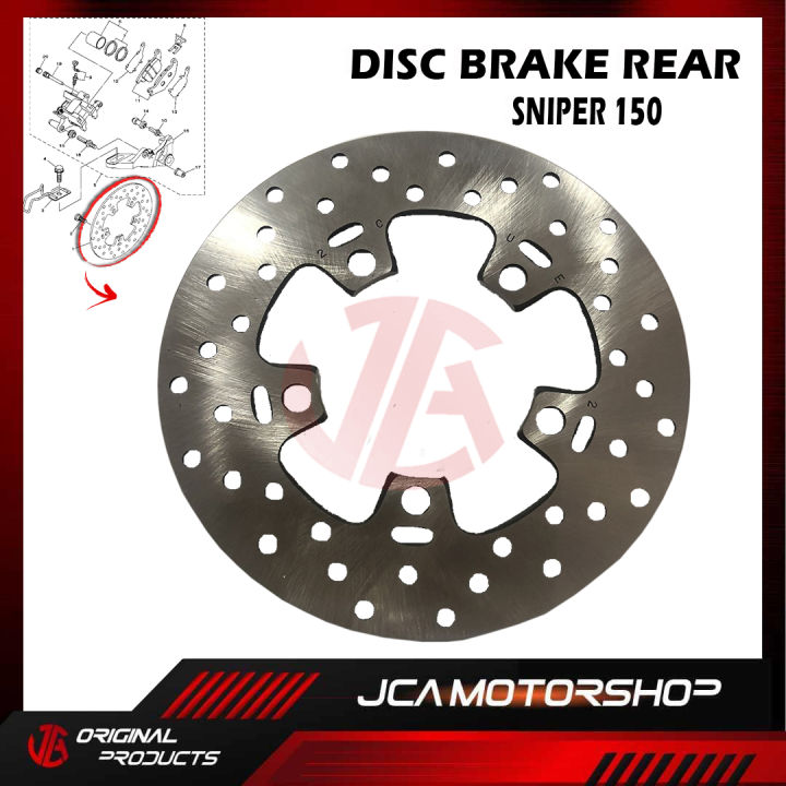 ORIIGINAL YAMAHA REAR DISC BRAKE (ROTOR DISC) FOR SNIPER 150 | Lazada PH