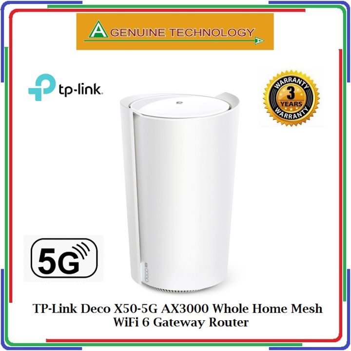 TP-Link Deco X50-5G AX3000 Whole Home Mesh WiFi 6 Gateway Router ...