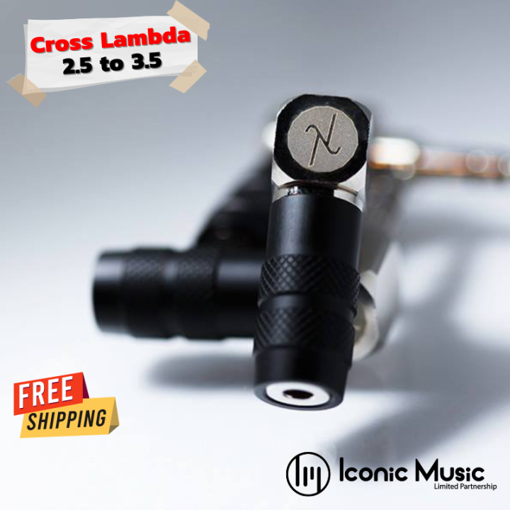 Cross Lambda แจ็คแปลง 2.5 mm TRRS to 3.5 TRS Adapter ของแท้ 100% | Lazada.co.th