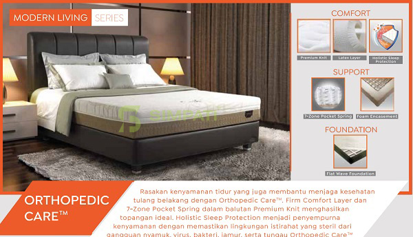 Spring Bed Florence Orthopedic Care 160x200 Kasur Tanpa Divan/Sandaran ...