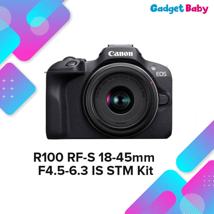 R100 RF-S 18-45mm F4.5-6.3 IS STM Kit | Lazada PH
