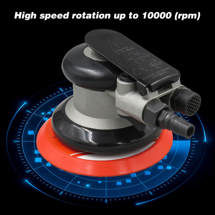 KKmoon Pneumatic Sander Pneumatic Polisher Air Sander 5'' Air Palm ...