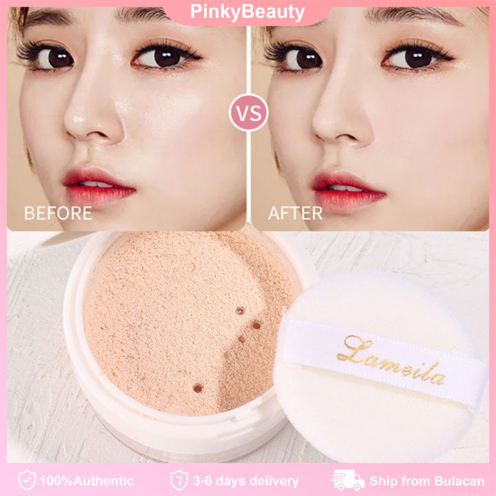 LAMEILA Makeup Setting Powder Oil Control Matte Loose Powder,Light,Long ...