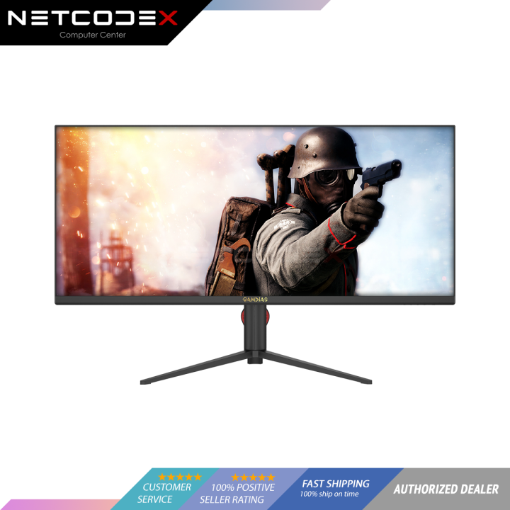 Gamdias Apollo WQ35VF 35″ 3440×1440 VA 180hz 1MS 90 Degrees Pivot ...