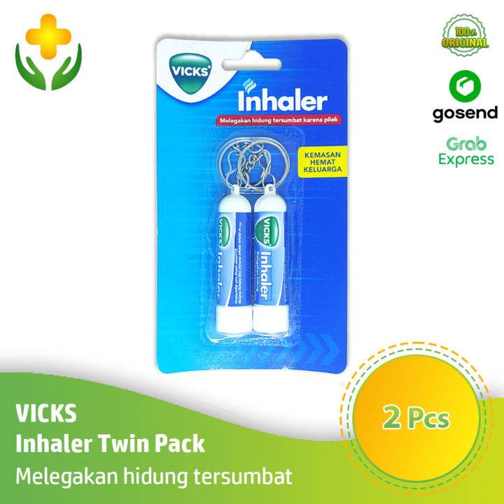 Vicks Inhaler Twin Pack 2 Pcs Melegakan Hidung Tersumbat | Lazada Indonesia