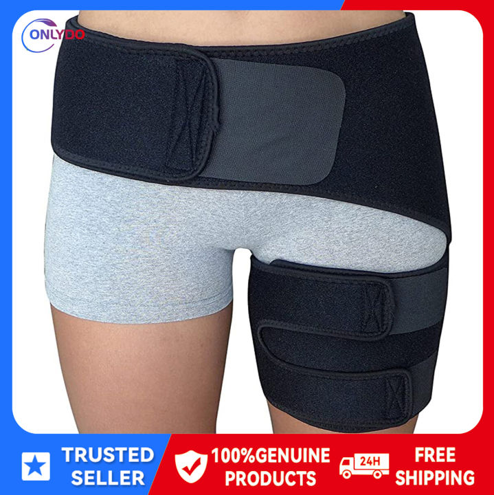 Hip Waist Supports Brace - Sciatica Pain Relief Brace - Thigh Hamstring ...