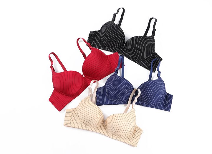 Isabelle.Q CUP A Stripe Printed Bra W/wire 603 | Lazada PH