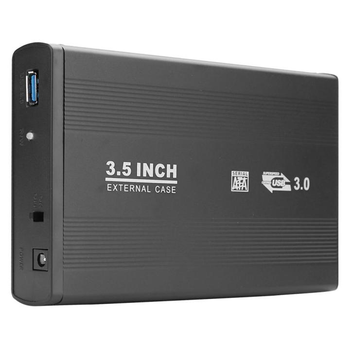 3.5 inch SATA HDD SSD Enclosure Box USB3.0/USB2.0 Hard Drive External ...