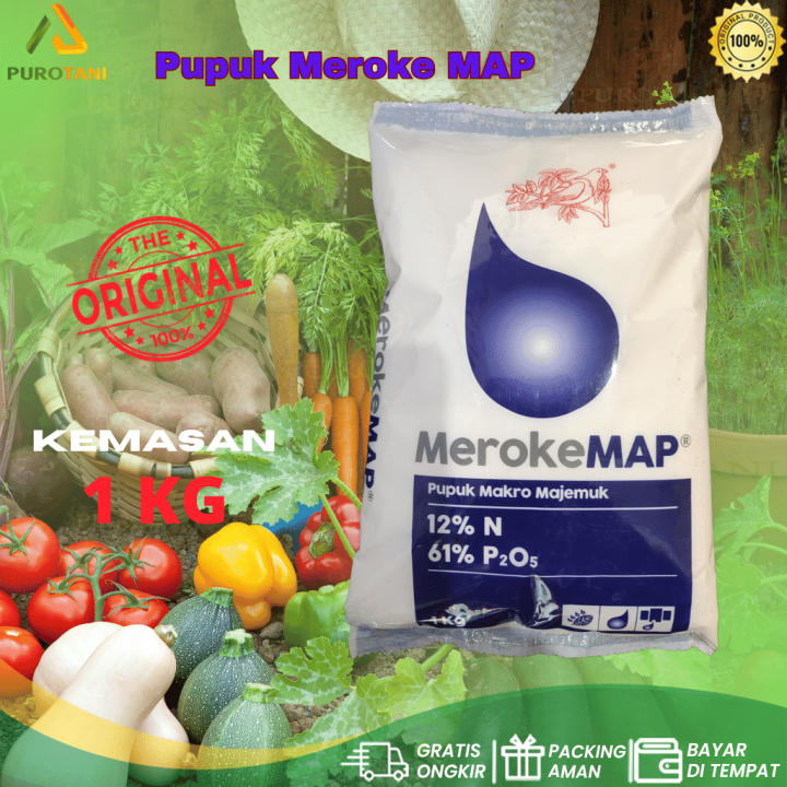Pupuk Meroke MAP Kemasan Original Pack 1 Kilogram Makro Majemuk ...
