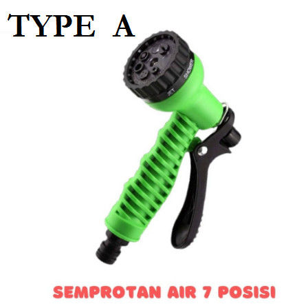 Hose Nozzle Semprotan Selang Air Tembak 7 in 1 / Semprotan Taman ...