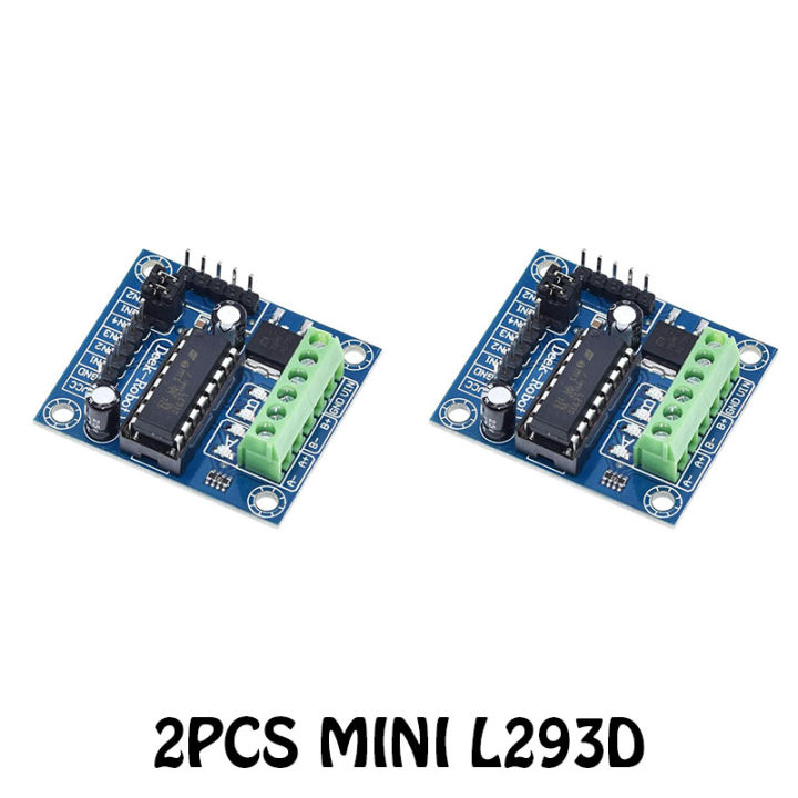 2PCS Mini L293D Motor Driver Expansion Board Module 4 Channel Motor ...