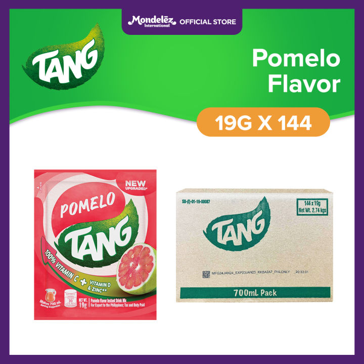 Tang Instant Drink Mix - Pomelo Flavor 19g with Vitamins and Minerals C ...