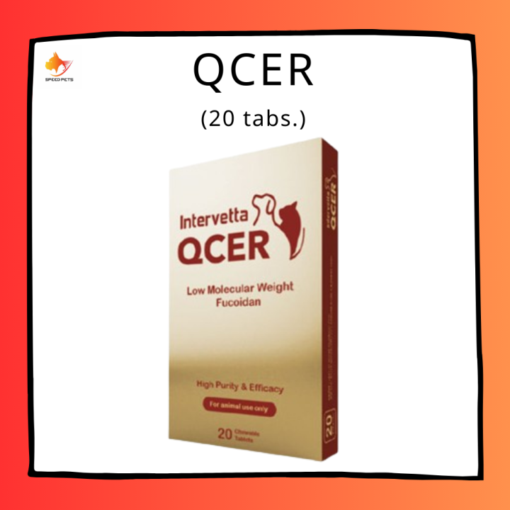 QCER dog cat 20 tabs สุนัข-แมว เสริมภูมิ คุ้มกัน ให้สมดุลย์ อาหารเสริม บรรจุ 20 เม็ด | Lazada.co.th
