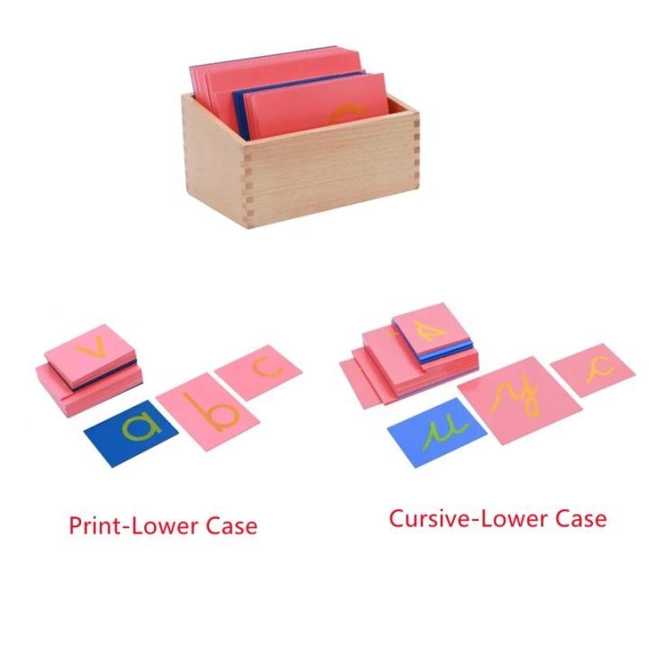 Montessori Language Materials Lower Case Sandpaper Letters Print ...