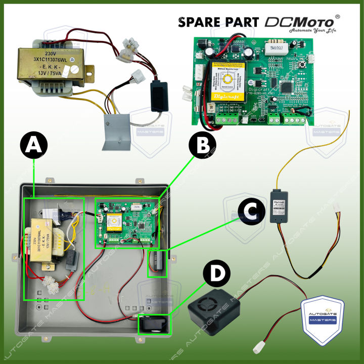 Spare part for DC MOTO GFM 925 / GFM935 DCMOTO MD 8285 Swing Board ...