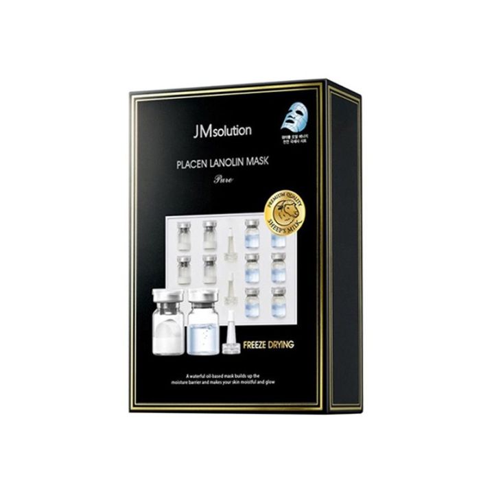 JM Solution Placen Mask-Lanolin Facial Mask 10pcs | Lazada Singapore